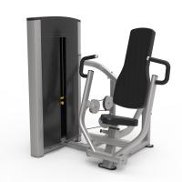 China Steel Seated Chest Press Machine Pin Loaded Gym Equipment 80kg Weight Stack for sale