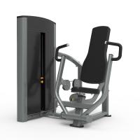 China Steel Seated Chest Press Machine Pin Loaded Gym Equipment 80kg Weight Stack for sale