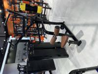 China Steel Seated Chest Press Machine Pin Loaded Gym Equipment 80kg Weight Stack for sale