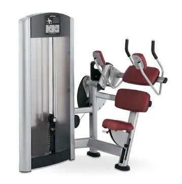 China FR-19 Commercial Pin Loaded Seated Abdominal Trainer 1500×1300×1750mm 140kg Gym Equipment for sale
