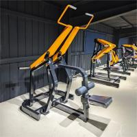 China Commercial Gym Plate Loaded Lat Pulldown Machine 1700x1370x1950mm Front Pulldown for sale