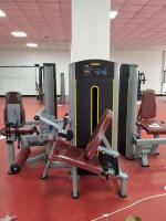 China FR-14 Commercial Pin Loaded Leg Curl Machine 1600×1200×1750mm with Adjustable Seated Calf Exercise for sale