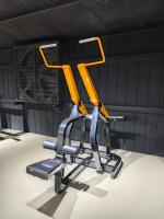 China Commercial Gym Plate Loaded Lat Pulldown Machine 1700x1370x1950mm Front Pulldown for sale