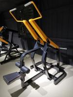 China Commercial Gym Plate Loaded Lat Pulldown Machine 1700x1370x1950mm Front Pulldown for sale