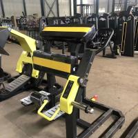 China Plate Loaded Standing Leg Curl Machine 1220x1050x1290mm 150kg Gym Strength Equipment for sale