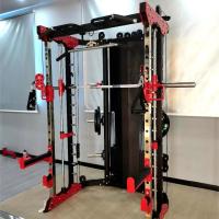 China Selectorized Cable Crossover Smith Machine with 200lb Weight Stack for Home Gym Strength Training for sale