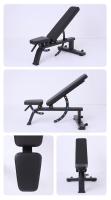 China Freeman FR-34 Adjustable Steel Sit-Up Bench 1.5x0.6x0.6m Foldable Commercial Gym Equipment for sale