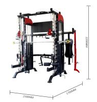 China Befreeman Commercial Multi-Functional Cable Trainer FRM039 - 2.2x3x2.3m Steel All-in-One Home Gym Equipment for sale