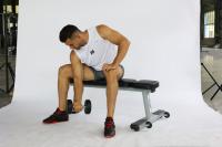 China Befreeman Flat Bench 1.3m x 0.6m Commercial Gym Weight Training Equipment 30kg for sale