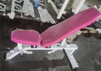 China Adjustable Metal Gym Bench 1620x760x810mm 61kg for Weight Training Fitness Center for sale
