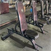 China Adjustable Metal Gym Bench 1620x760x810mm 61kg for Weight Training Fitness Center for sale