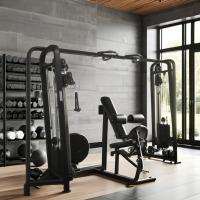 China Commercial Use Cable Crossover Multi-Function Station Fitness Equipment Rack With Pulldown Smith Machine Shoulder Leg Exercise for sale