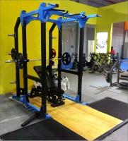 China Commercial Multi-Functional Smith Machine 1.5x1.7x2.4m for Full Body Strength Training Squat Rack for sale