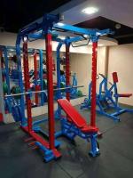 China Commercial Multi-Functional Smith Machine 1.5x1.7x2.4m for Full Body Strength Training Squat Rack for sale