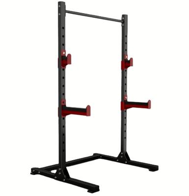 China Commercial Multi-Function Steel Power Rack Gym Fitness Equipment 1500x1500x2400mm 100kg for sale