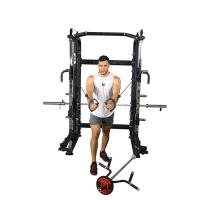 China Indoor Commercial Smith Machine Multi Functional Cable Crossover 2.2m x 1.5m x 2.3m Strength Training for sale
