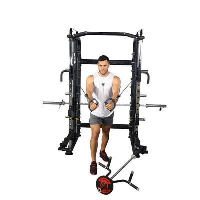 China Indoor Commercial Smith Machine Multi Functional Cable Crossover 2.2m x 1.5m x 2.3m Strength Training for sale