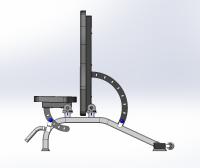 China Commercial Gym Adjustable Weight Bench FR-826 1500x600x800mm 43kg for Fitness Center for sale