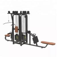 China 5 Station Multi-Function Gym Trainer Commercial Strength Machine Steel Bodybuilding Equipment 7x5x2.4m for sale