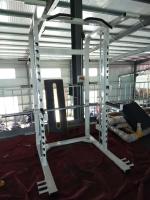 China Commercial Power Squat Rack 1470x2330x2200mm Multifunctional Smith Machine Weight Lifting Bench Press for sale