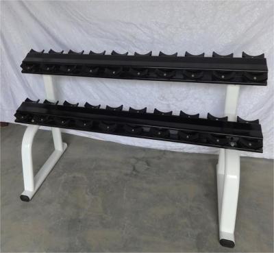 China Commercial 3 Tier Dumbbell Rack Steel Q235 Body Building Fitness Storage for Gym for sale