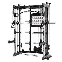 China Commercial Cable Crossover Station Multi-Functional Smith Machine 2200x2000x2300mm Steel Frame for sale