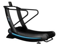 China FR500 Self-Generating Curved Manual Treadmill 180kg Capacity 0-20 km/h Speed for Home Gym and Fitness Centers for sale