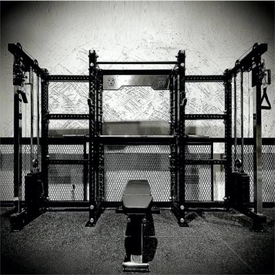 China Commercial Power Rack 2675x1415x2335 mm 650 kg for Gym Squat Bench Press for sale