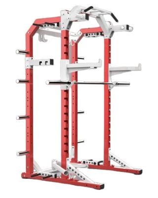 China Multi-Functional Home Gym Smith Machine 1300x1660x2310mm Folding Pull-Up Bar Cable Pulley Squat Rack for sale