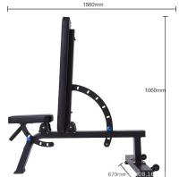 China Foldable Commercial Adjustable Exercise Bench 1470x830x1200mm 37kg Weight Lifting Gym Equipment for sale