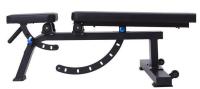 China Foldable Commercial Adjustable Exercise Bench 1470x830x1200mm 37kg Weight Lifting Gym Equipment for sale