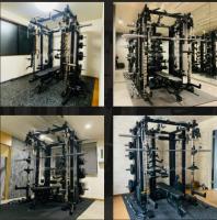 China Commercial Smith Machine Multi-Function Fitness Equipment 2300mm Cable Crossover Bench for sale