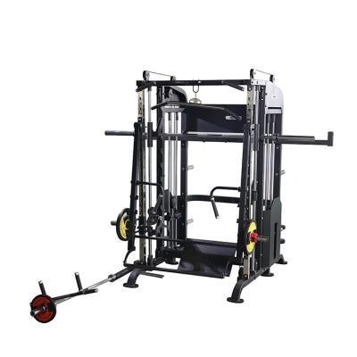 China Commercial Cable Crossover Smith Machine Multi-Functional Gym Equipment 2300x2000x2400mm for sale