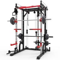China Commercial All-in-One Functional Trainer Smith Machine 520kg Multi Gym Strength Training Rack for sale