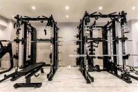 China Commercial All-In-One Smith Machine Multi-Functional Strength Training Station 520kg 80kg Weight Stack for sale