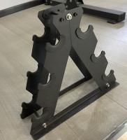 China FR-846 A-Type Steel Dumbbell Rack 450x600x1000mm Foldable Multifunctional for Fitness Center Bodybuilding for sale