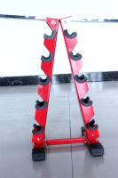 China FR-846 A-Type Steel Dumbbell Rack 450x600x1000mm Foldable Multifunctional for Fitness Center Bodybuilding for sale