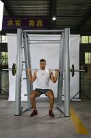 China Commercial Smith Machine Strength Training Power Rack 2300x1300x2400 mm 160 kg for sale