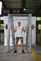 China Commercial Smith Machine Strength Training Power Rack 2300x1300x2400 mm 160 kg for sale