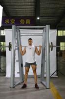 China Commercial Smith Machine Strength Training Power Rack 2300x1300x2400 mm 160 kg for sale