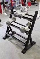 China Befreeman FR02 Three-Layer Commercial Dumbbell Rack 950x560x950mm Metal Storage for Gym Strength Training for sale