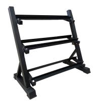 China Commercial 3-Tier Dumbbell Rack 950x560x950mm Steel Q235 Fitness Equipment for Gyms for sale