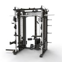 China Commercial Multi Function Smith Machine 2200x1500x2200mm 600kg Weight Stack Gym Equipment for sale