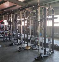 China Commercial Multi-Function Smith Machine 2200x1500x2200mm 500kg Steel Weight Stack Gym Equipment for sale