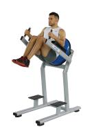 China Commercial Chin Up Rack with Parallel Bars and Vertical Knee Lift Leg Raise 1240x660x1600mm for sale