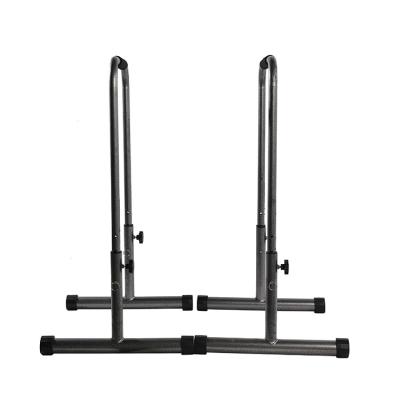 China Heavy Duty Push Up Parallel Bars Dip Station 300 lbs Capacity Non Slip Handle for sale