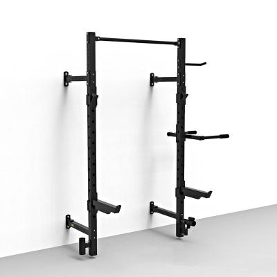 China Wall Mounted Power Rack 1370x1970x2200mm 128kg Gym Fitness Machine for sale