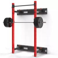 China Wall Mounted Power Rack 1370x1970x2200mm 128kg Gym Fitness Machine for sale