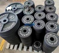 China Four Rib Cast Iron Barbell Weight Plates 20-45 LBs for Gym Strength Training - Bulk Production Available for sale