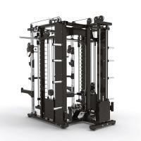 China Commercial Smith Machine Multi Function Home Gym Equipment 2200x1500x2200mm 500kg for sale